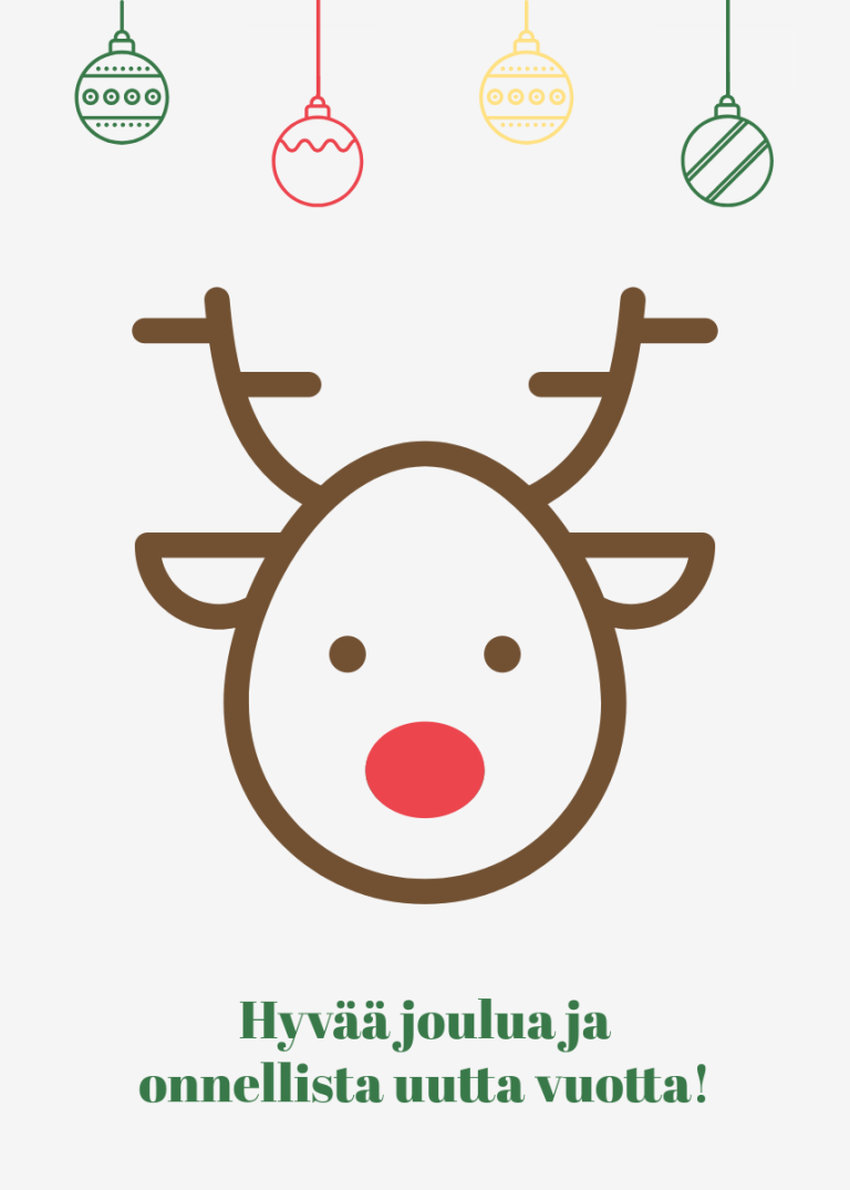 Hyvää joulua ja onnellista uutta vuotta! | HTU Stadi